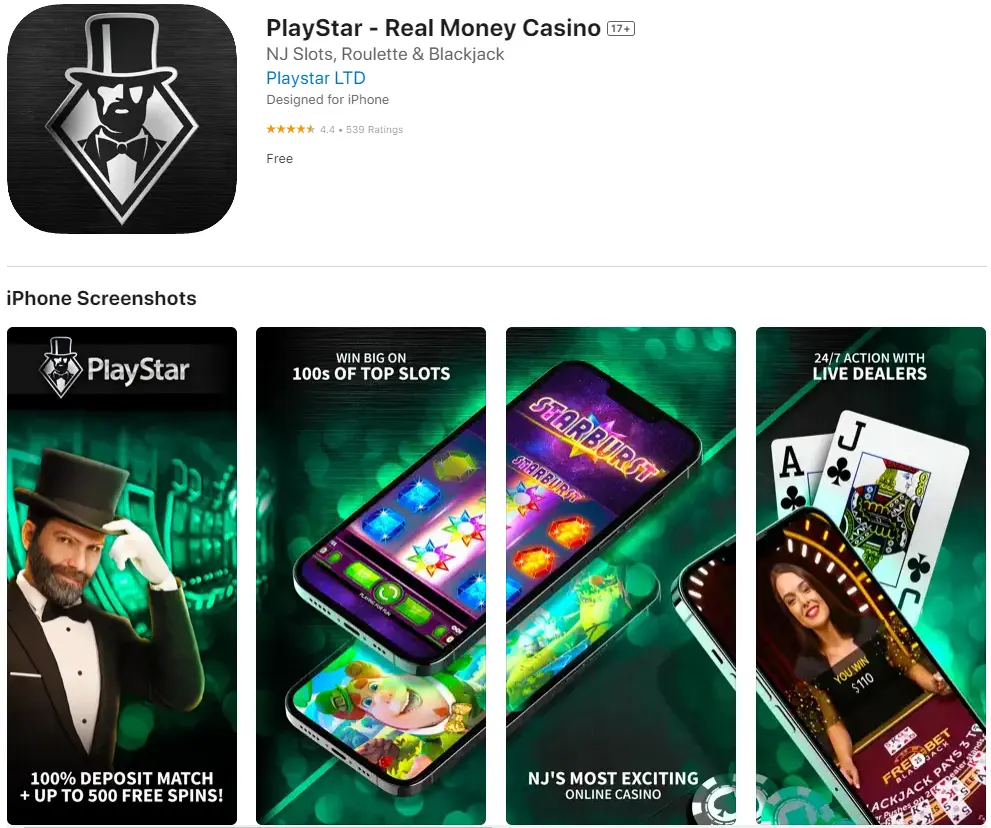 The User Experience at PlayStar Casino